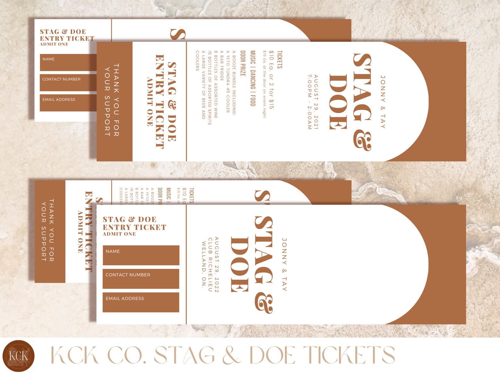 Stag and Doe Ticket Template Stag and Doe Tickets Tickets - Etsy Australia