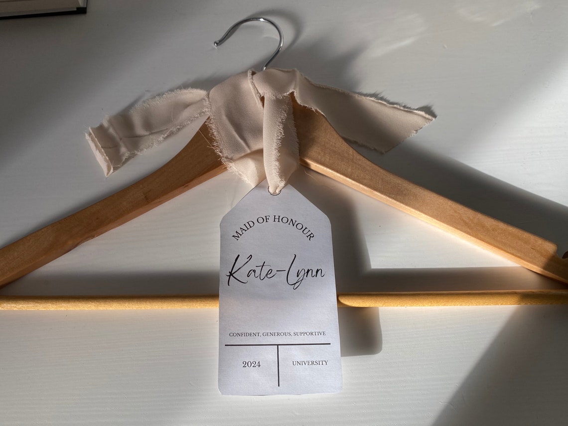 Wedding Hanger Tags Design 3 Template Customizable - Etsy Canada