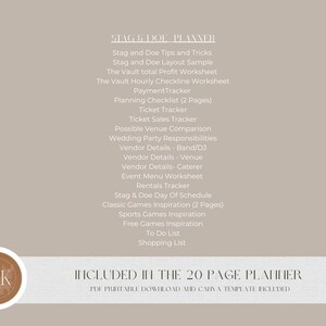 24 Page Stag & Doe Planner, Timeline, Checklist, Stag and Doe Planning ...