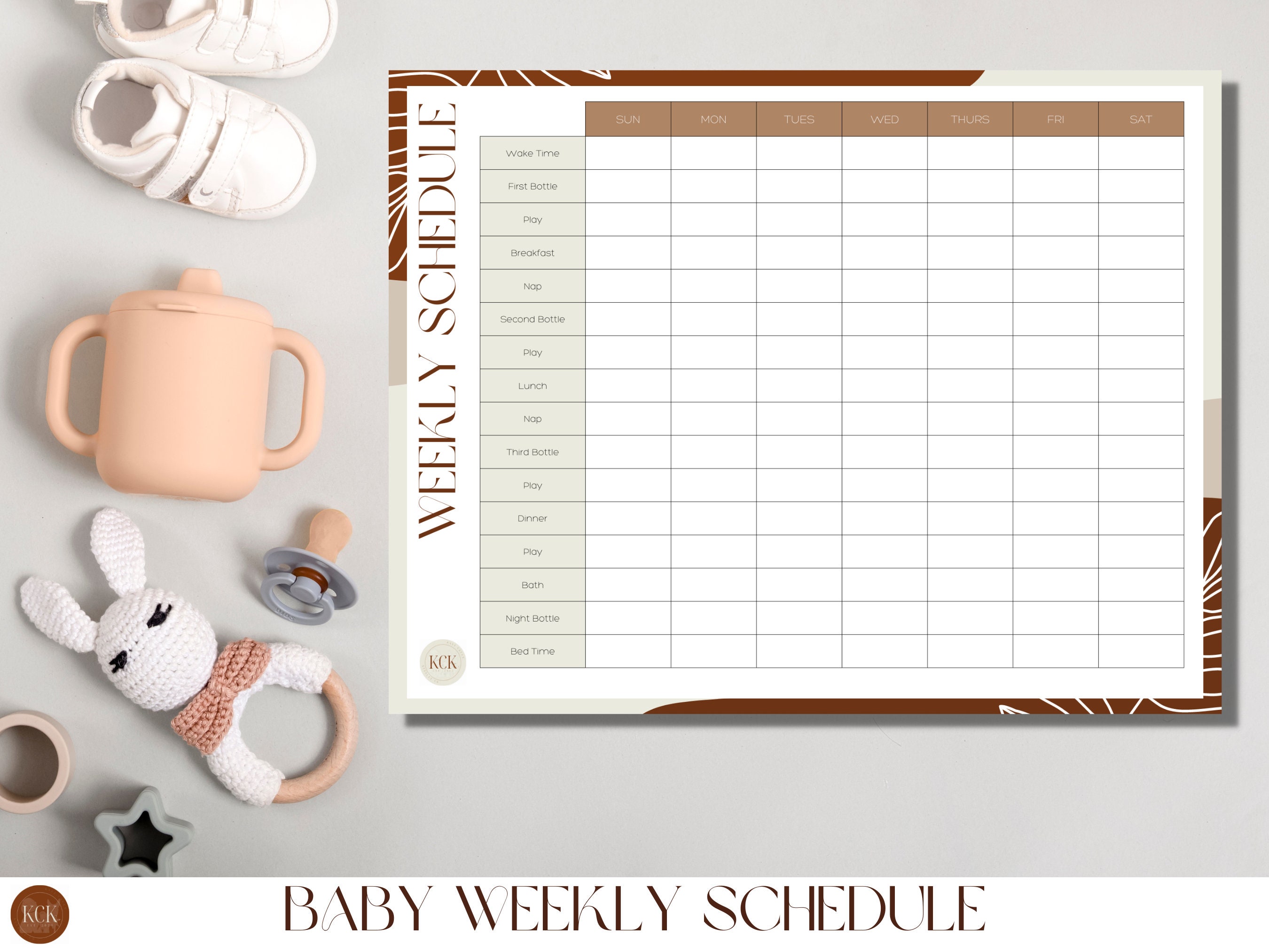 Weekly Schedule for Baby Infant Schedule Baby Schedule Baby Feeding ...
