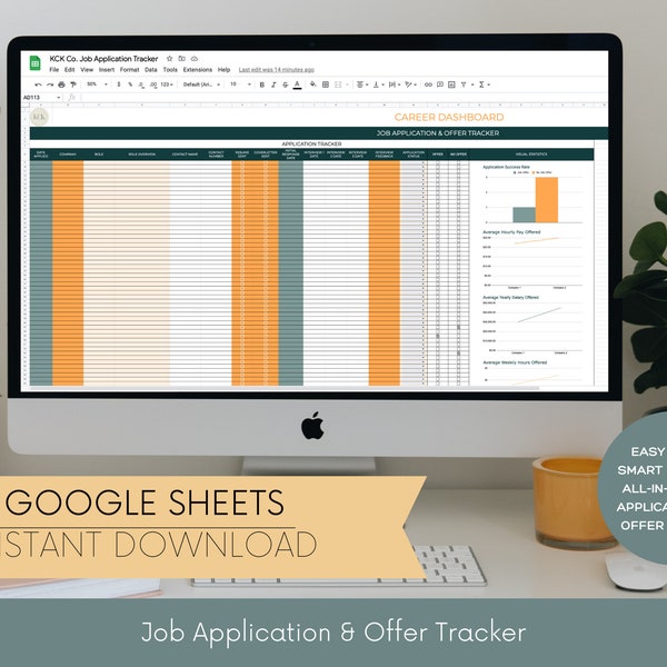 Job Offer Comparison Template - Etsy