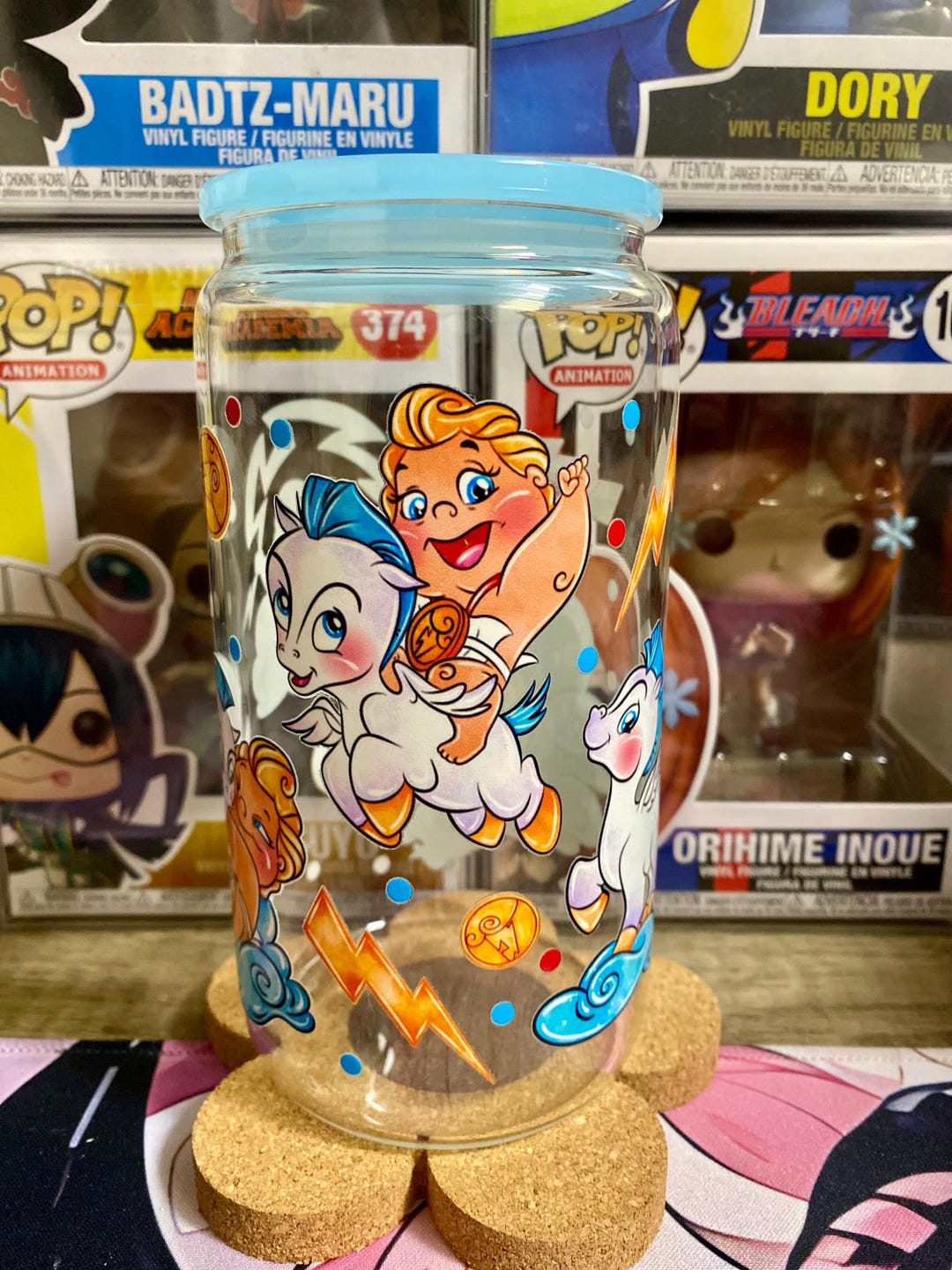 Hercules 16 Oz Glass Cup - Etsy