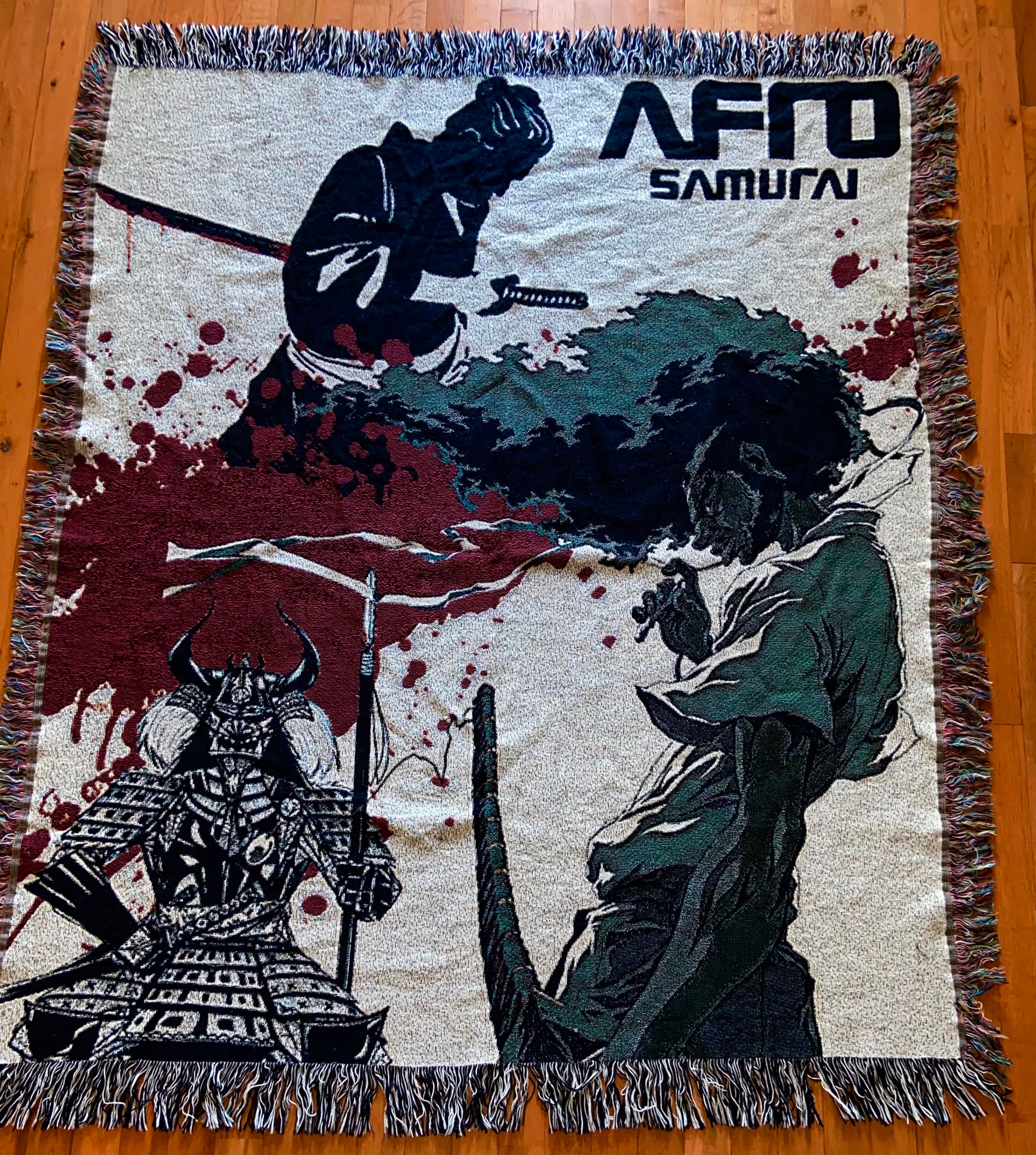 Afro Samurai Handmade Blanket - Etsy