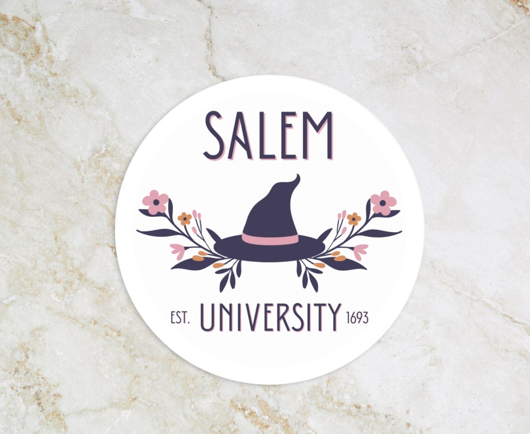 Salem University Sticker: Hocus Pocus Witch Hat Vinyl Decal - Etsy