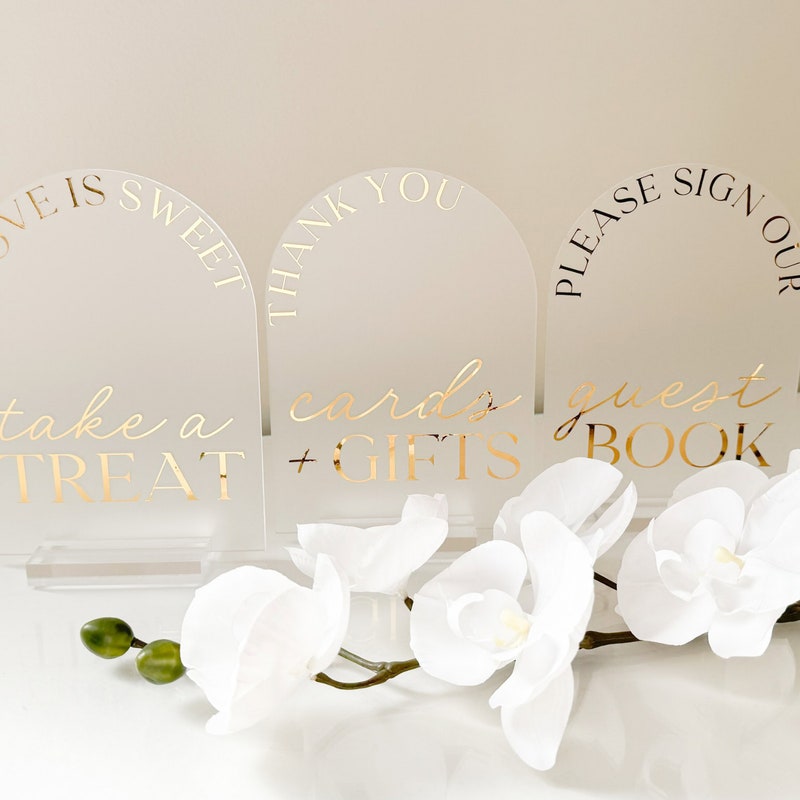 Wedding Table Signs - Etsy