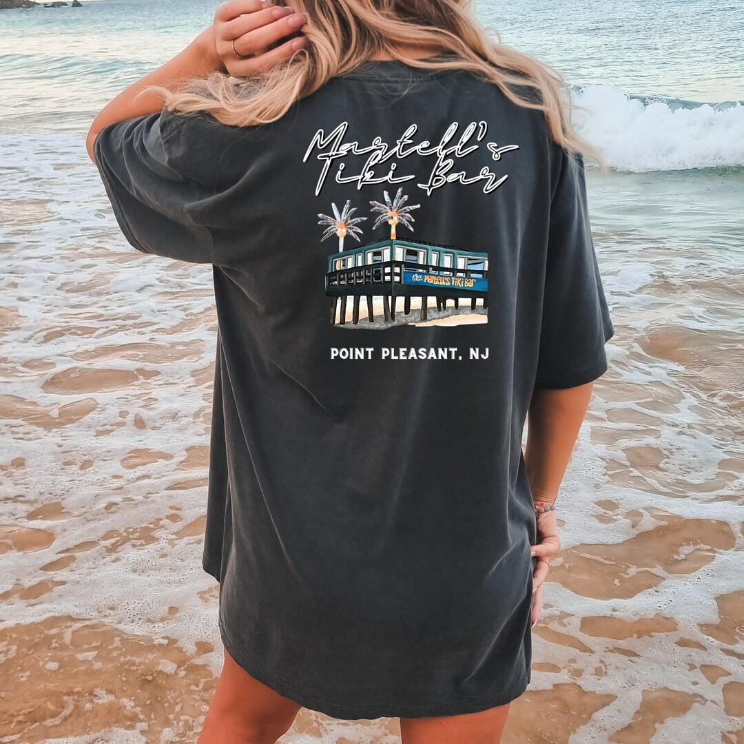 Martell's Tiki Bar Comfort Colors T-shirt | Point Pleasant, NJ | Summer ...