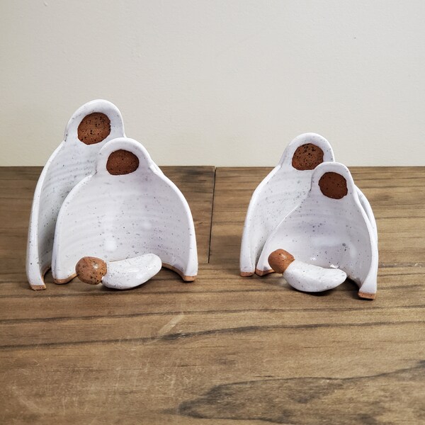 Pottery Nativity Set - Etsy