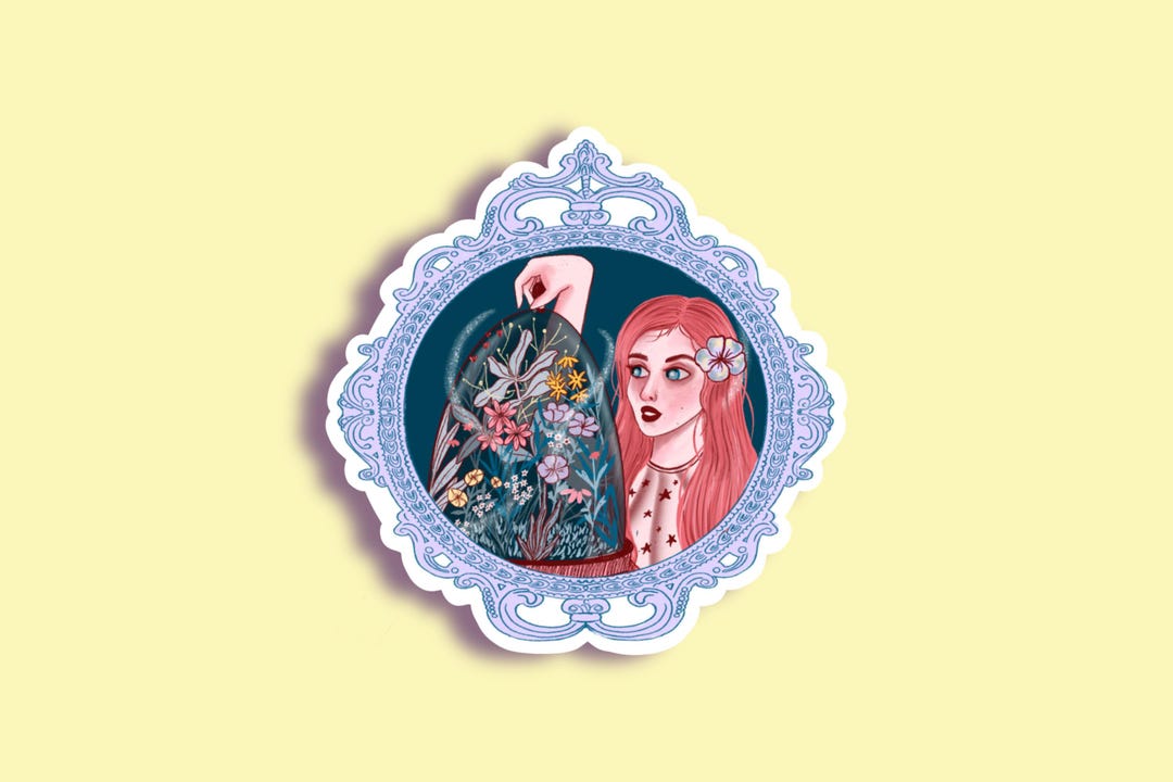 The Bell Jar Fairy| Bullet Journal Stickers, Scrapbook Stickers ...