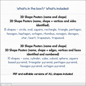 Pastel 2D and 3D Shape Posters Editable Classroom Posters Bundle 2D ...