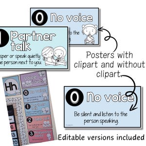 Voice Levels Posters Noise Level Classroom Decor Behaviour Expectations ...