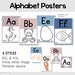 Modern Calm Colours Alphabet Posters for Kindergarten and Primary ...