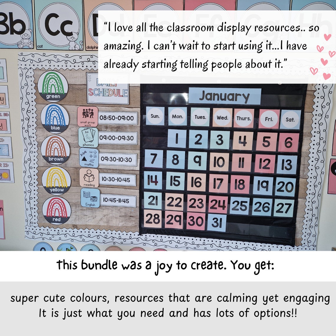 Classroom Decor Bundle Mega Bundle Pastel Theme Calm Classroom Decor ...