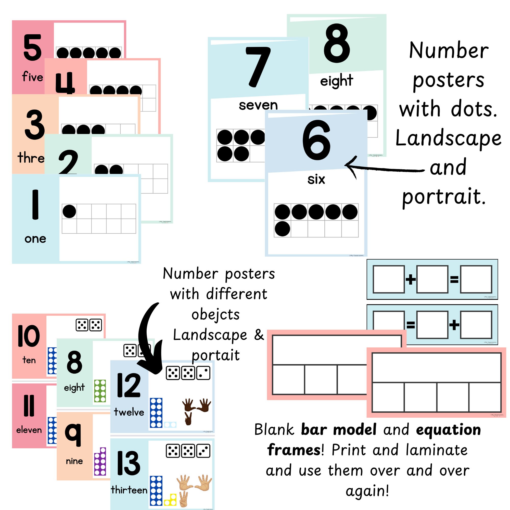 Maths Posters Maths Working Wall Maths Display Pack L Instant Download ...