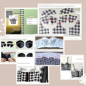 Top Bustier Sewing Pattern | Sizes XS to 2XL | Instant Download | Easy ...