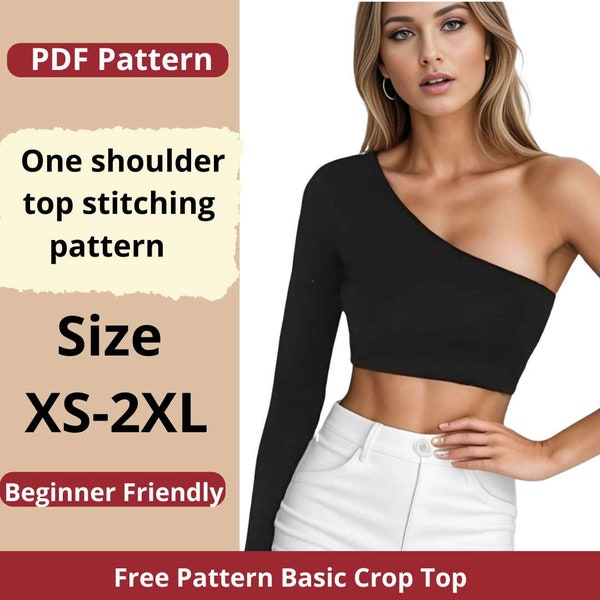 One Shoulder Top - Etsy