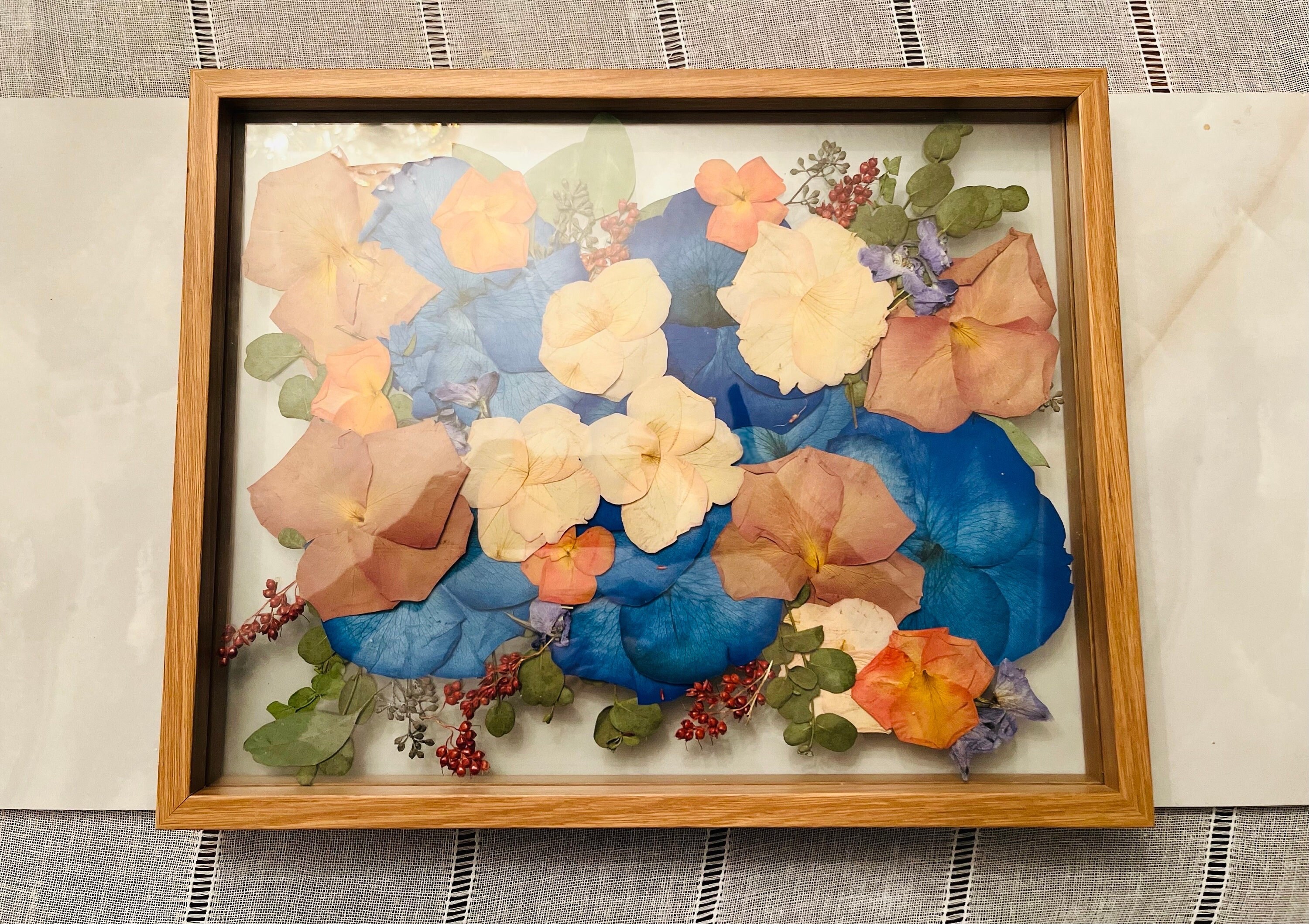 Pressed Flower Bouquet Frame - Etsy