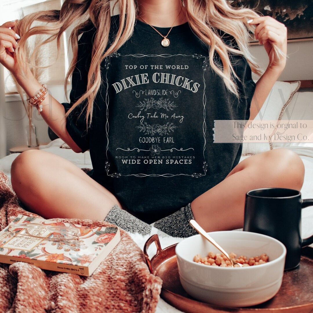 Dixie Chicks T Shirt, 90's Country Merchandise, the Chicks Band Tee - Etsy