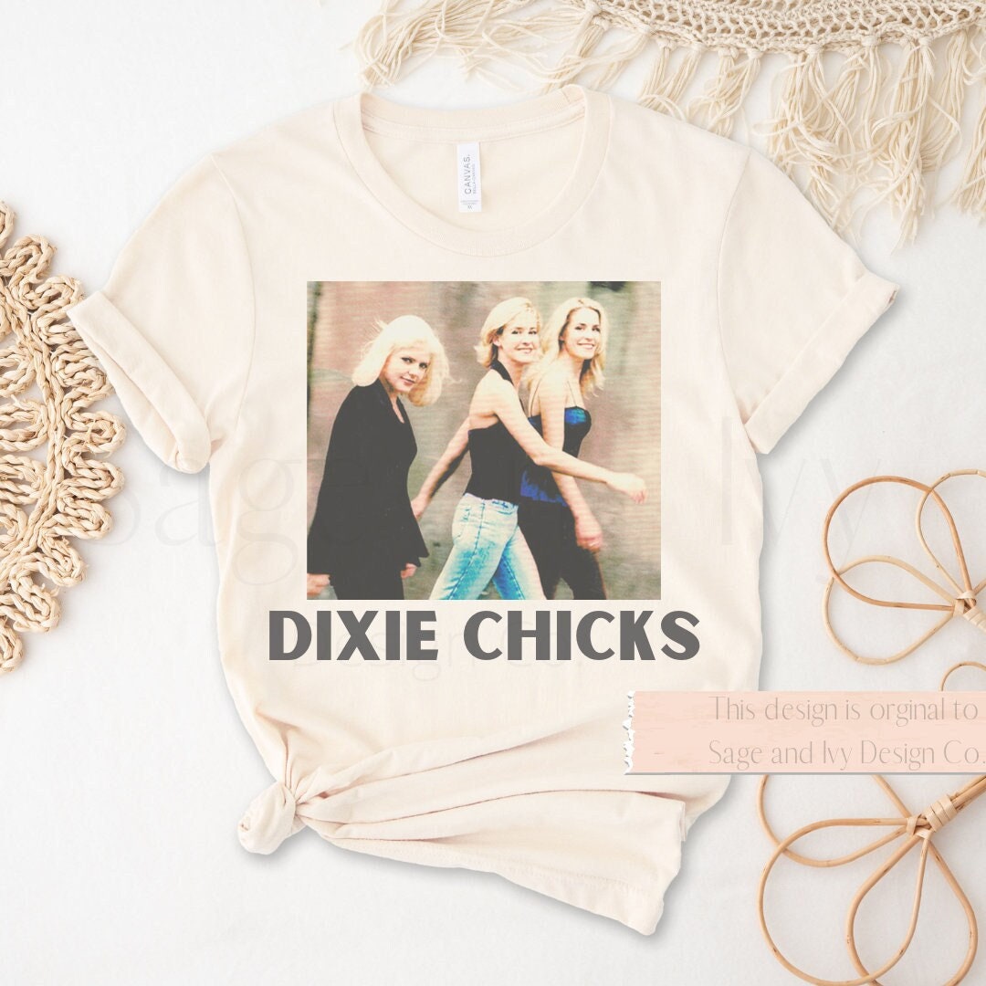 Dixie Chicks T Shirt, 90's Country Merchandise, the Chicks Band Tee - Etsy