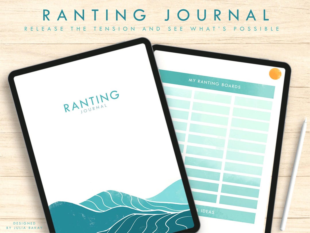 Venting Journal, Anger Journal, Complaint Journal to Release Tension ...
