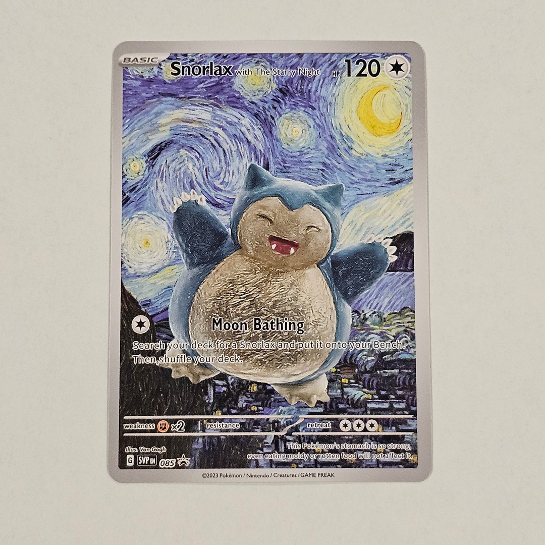 Mewtwo With Starry Night Custom Handmade Card - Etsy