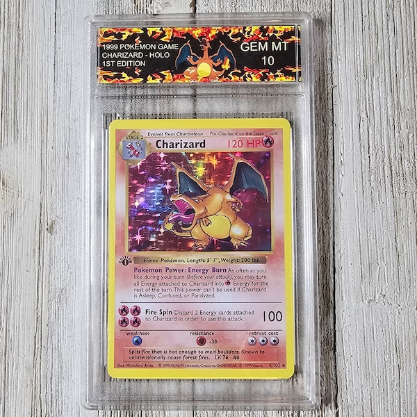 1st Edition Charizard Psa 10 - Etsy