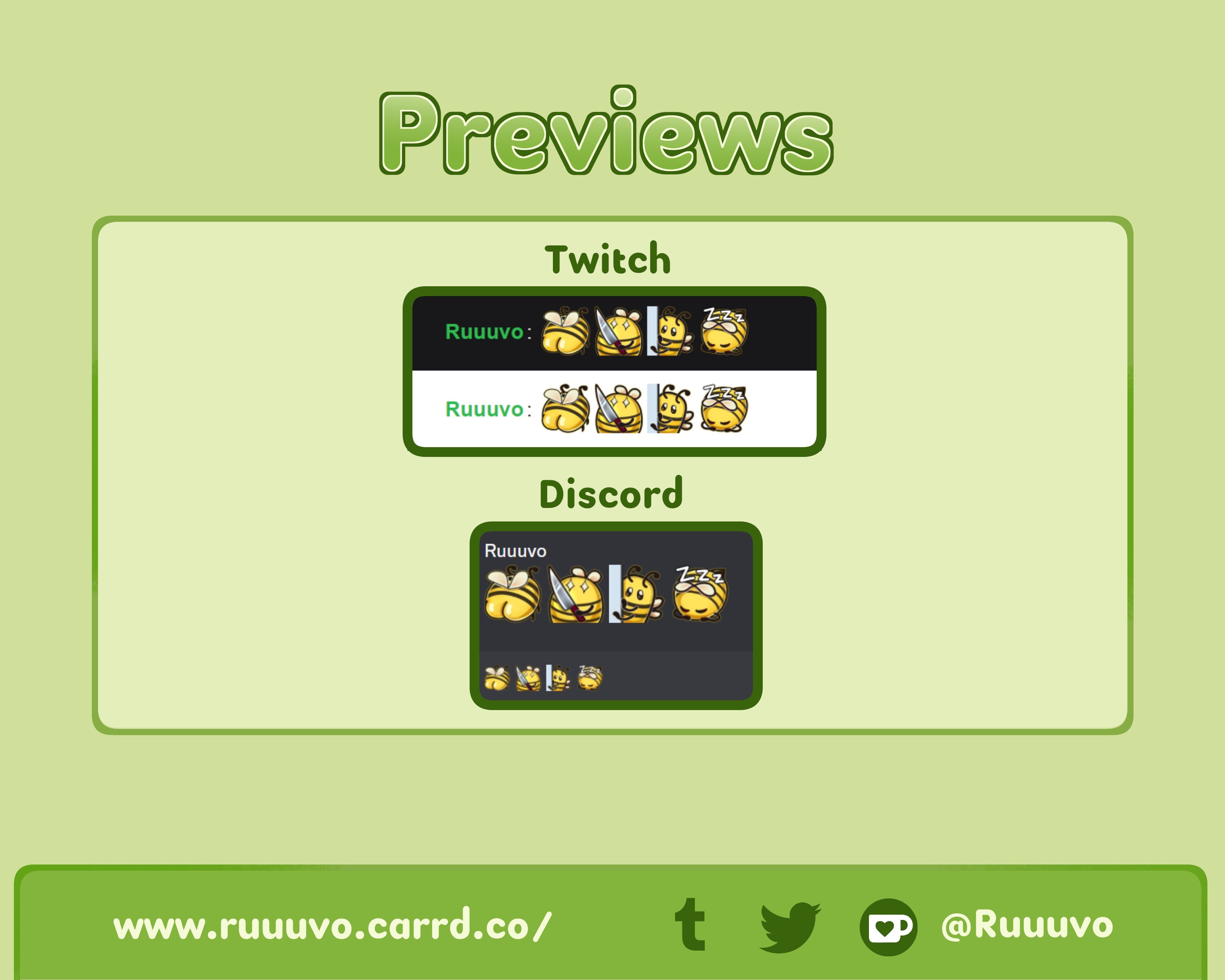 Bee Emote for Twitch/discord/youtube Streaming / Bumblebee Streamer ...