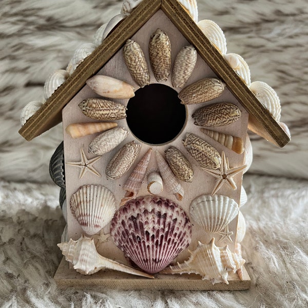 Seashell Birdhouse - Etsy