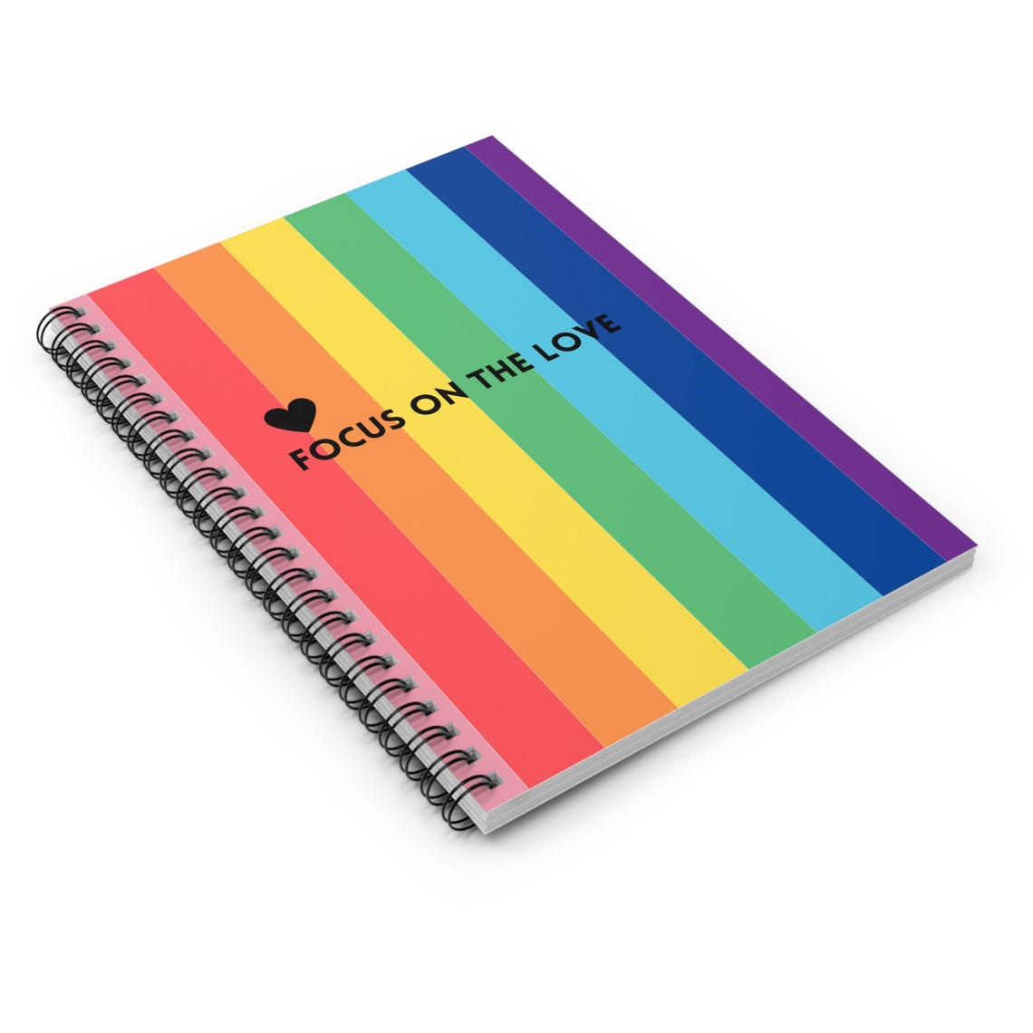 PRIDE Spiral Notebook, Ruled Line Journal - Etsy