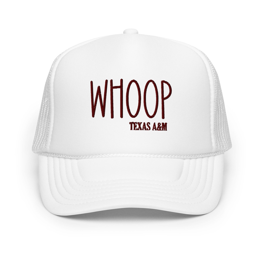 WHOOP Foam Trucker Hat Aggies Hat TAMU - Etsy