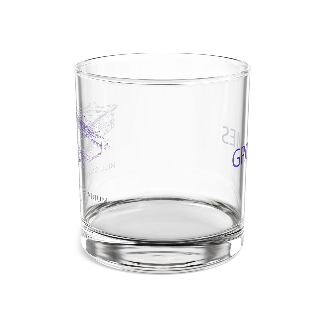 Kansas State Rocks Glass, 10oz KSU Cocktail, Monogram Custom K-state ...