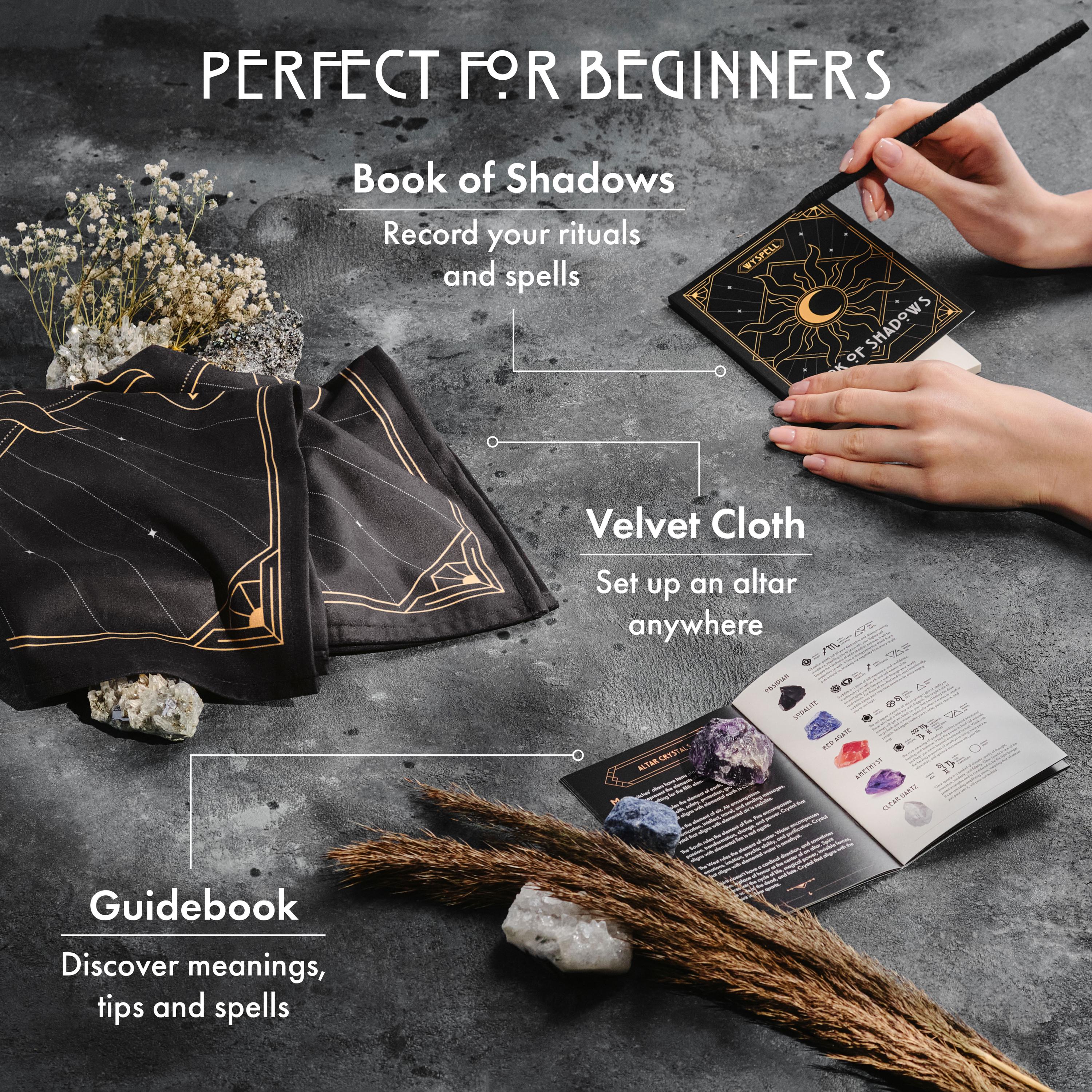 77 PCS Witchcraft Kit Large Spell Set With Herbs and Crystals | Wyspell ...