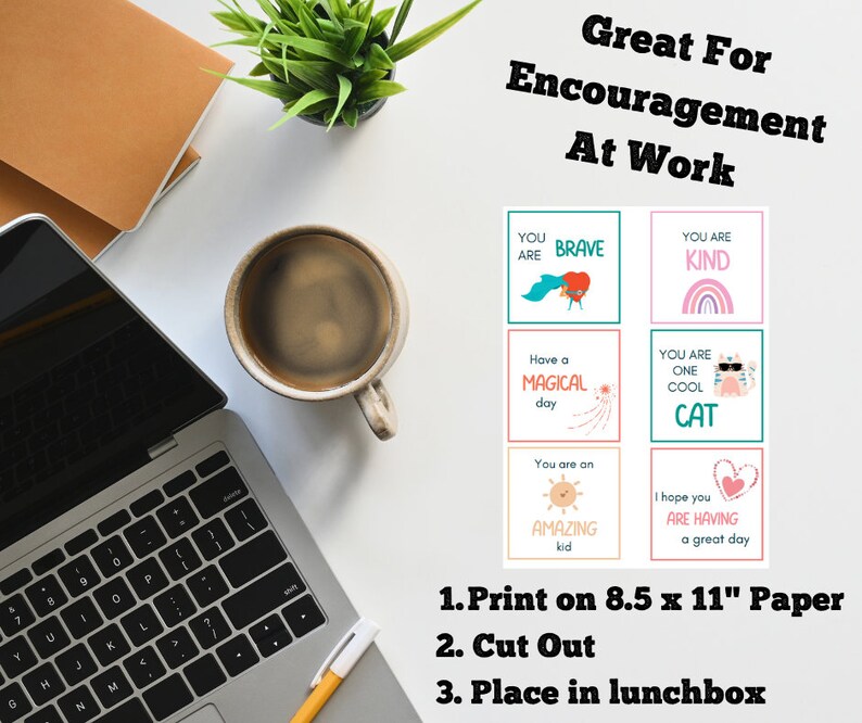 Encouragement Notes Great for All Ages, Kids, Teens, Adults, Lunchbox ...