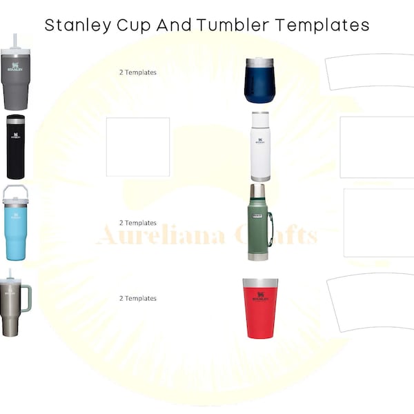 Stanley Template Svg - Etsy UK