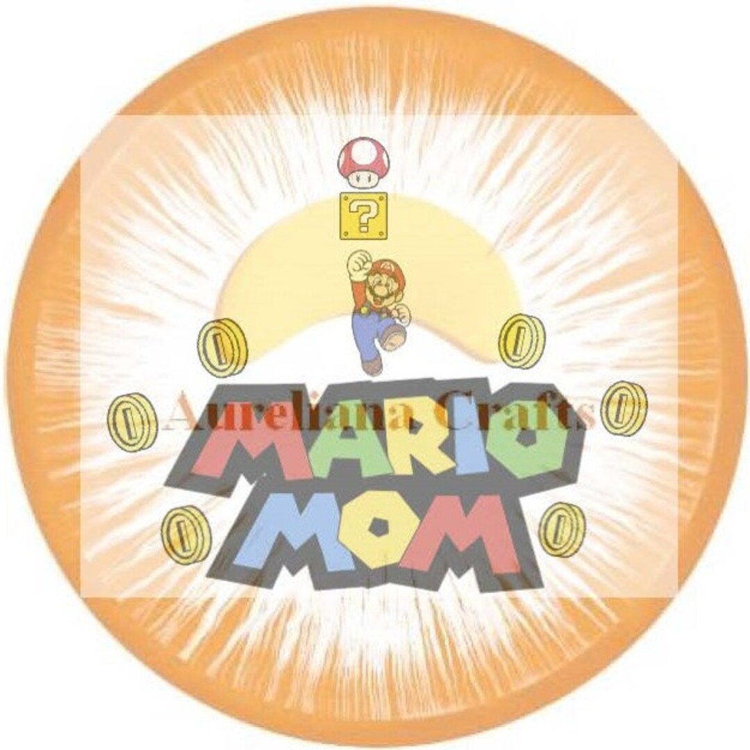 Mario Mom Template (png,jpg,pdf)(cricut, Silhouette, Siser) - Etsy
