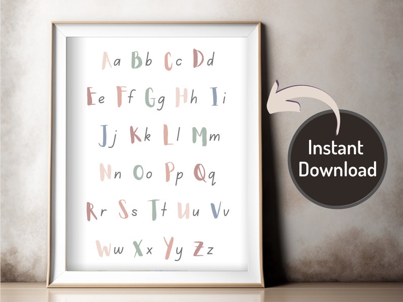 Montessori Homeschool Printable Posters: Toddler Playroom Girl Wall Art ...
