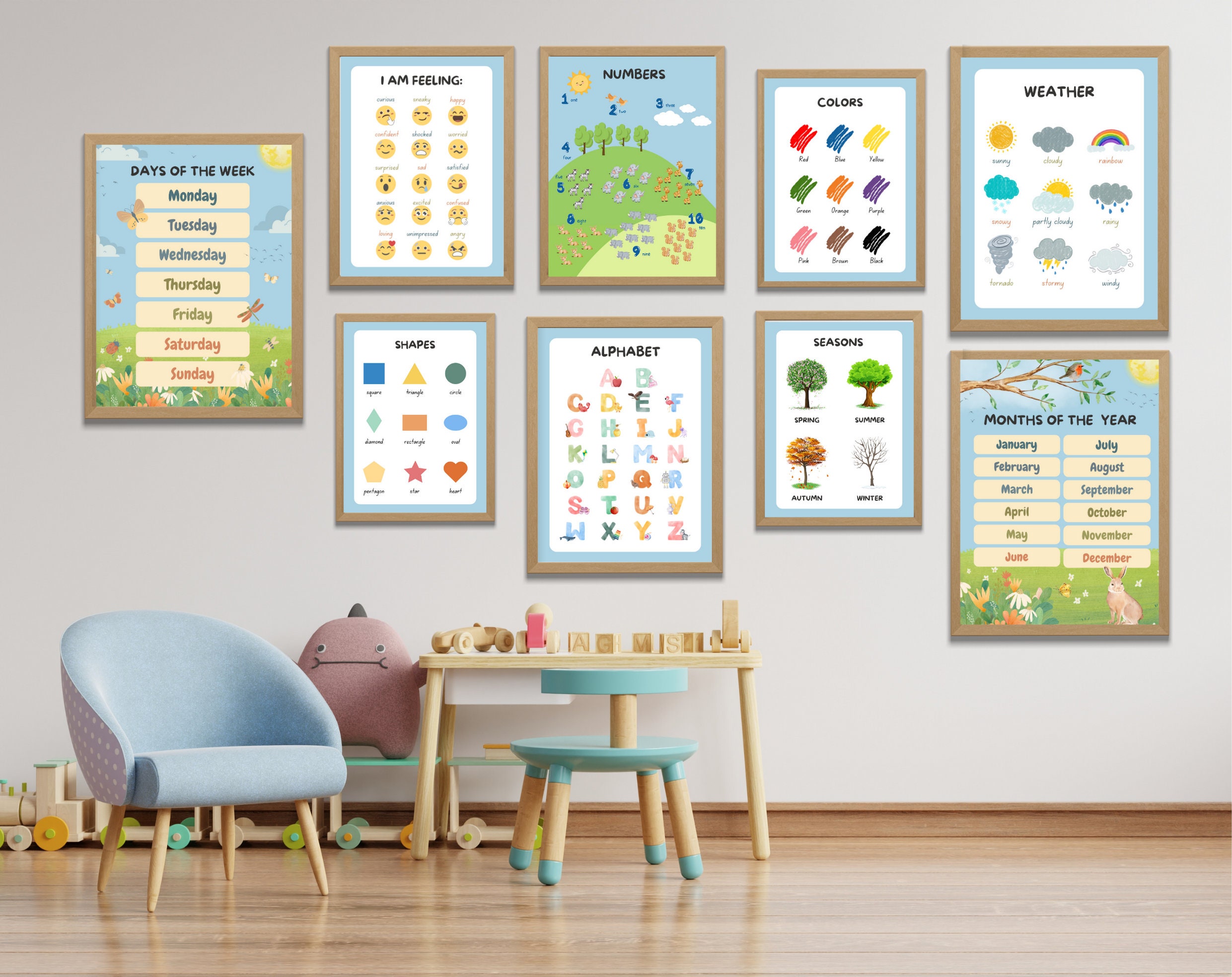 Educational Posters | 12 PRINTABLES | Homeschool Decor | Homeschool ...