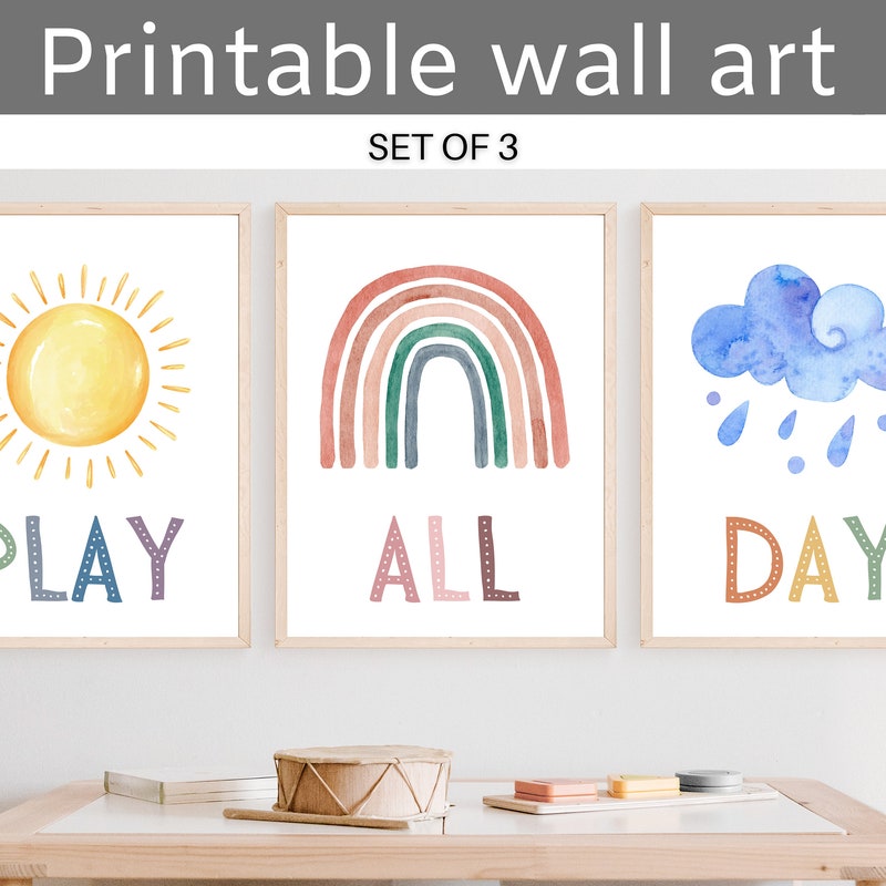 Playroom Art - Etsy