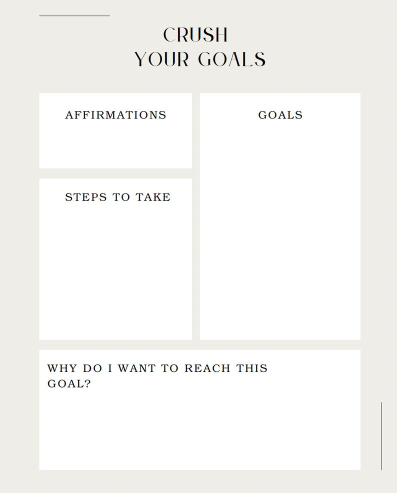 New Years Planner 2024 Goals Planner Notes Monthly Plans Editable