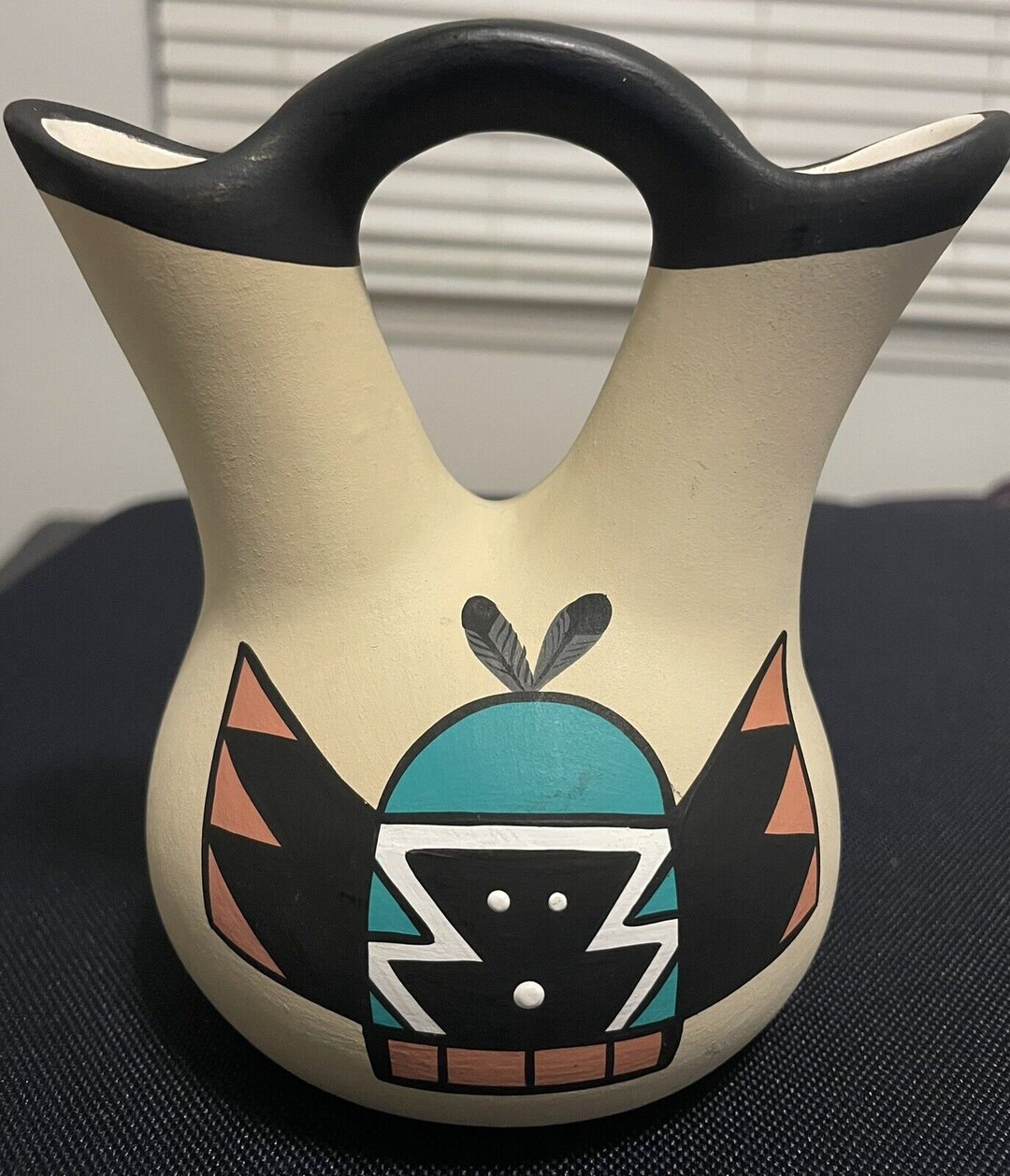 Kopa Pottery Signed Handpainted Native American Wedding Vase Legend - Etsy