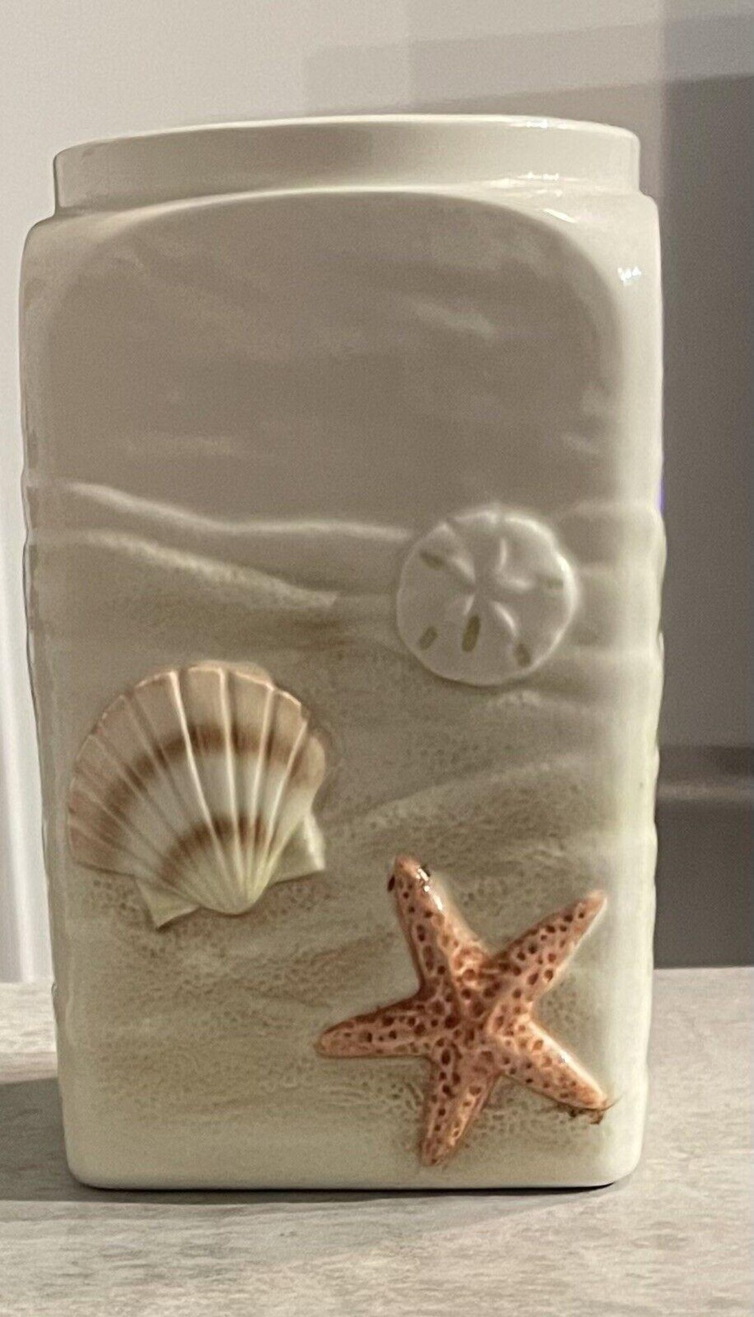Vintage Otagiri Coastal Beach Inspired 3D Seashell Themed Jar/canister ...