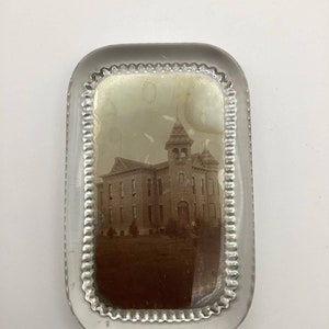 Antique/vintage Sepia Photo Glass Paperweight~international Theatre ...
