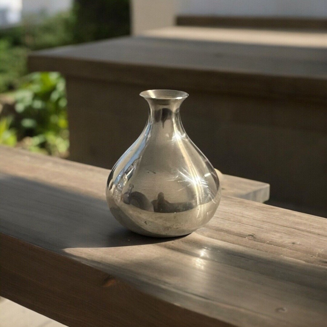 Vintage Danforth Pewter Bud Vase Made in Vermont Signed “fred Danforth ...