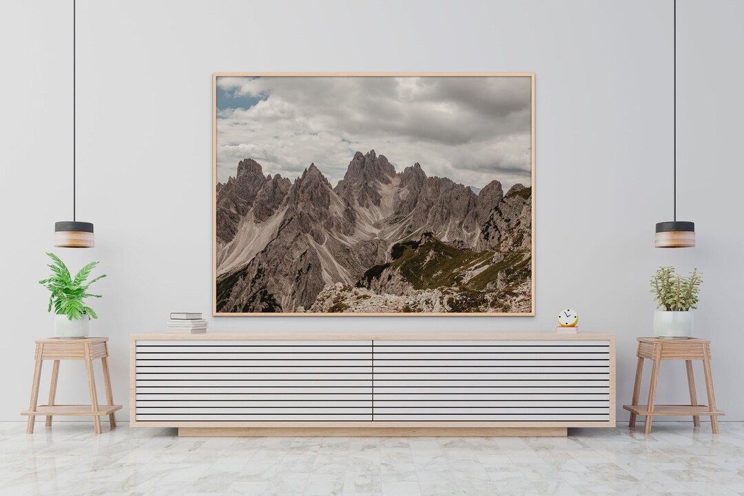 Digital Print | Nature Print | Dolomites | Colorful Wall Art | Italy ...