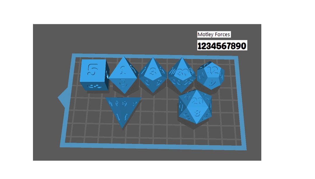 Ready-to-3dprint & Sell Printable Dice Set Masters STL free for ...