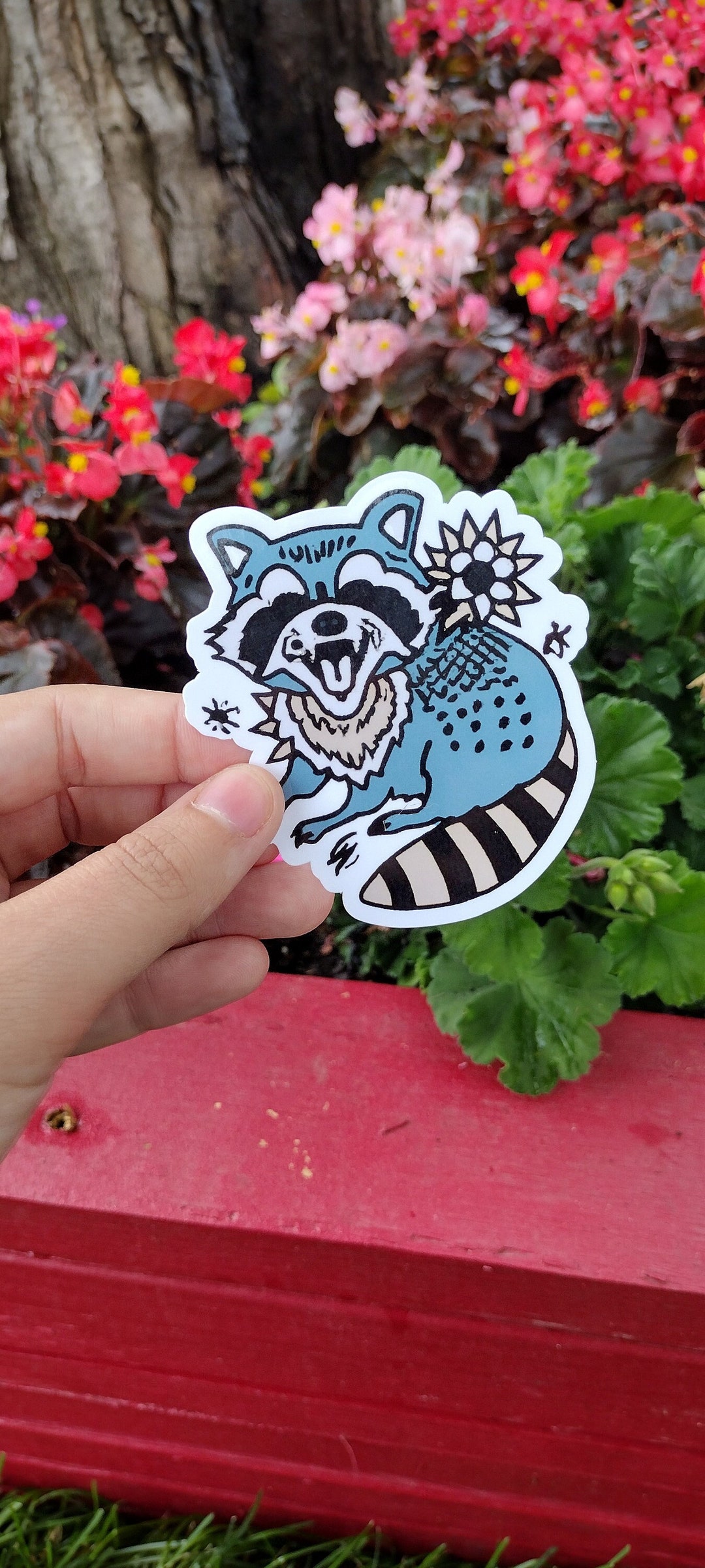 Trash Panda Sticker Raccoon Sticker Raccoon Lover - Etsy