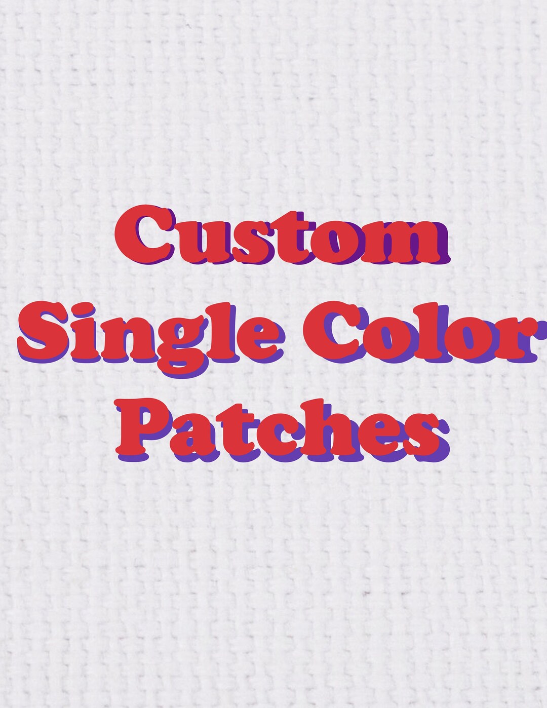 Custom Patches | Custom White SEW ON Patch | Battle Jacket Patch | Band ...