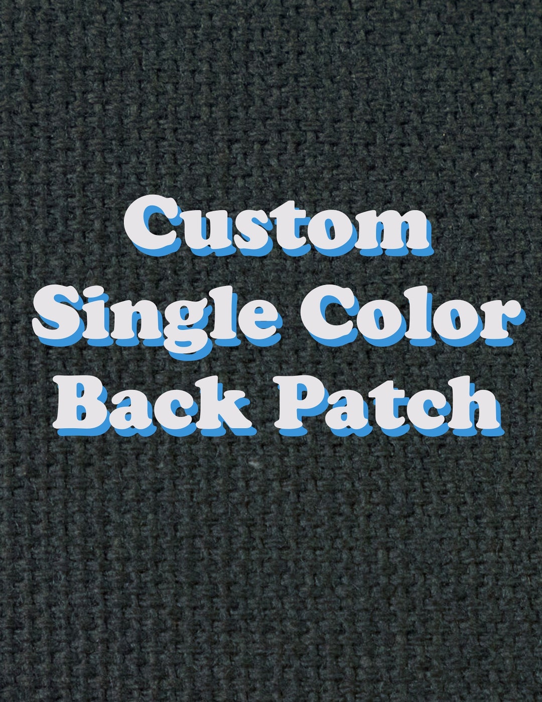 Custom Back Patches | Custom Black SEW ON Patch | Battle Jacket Patch ...