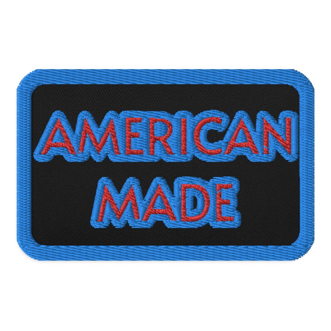 American Made - Embroidered Patches - Etsy