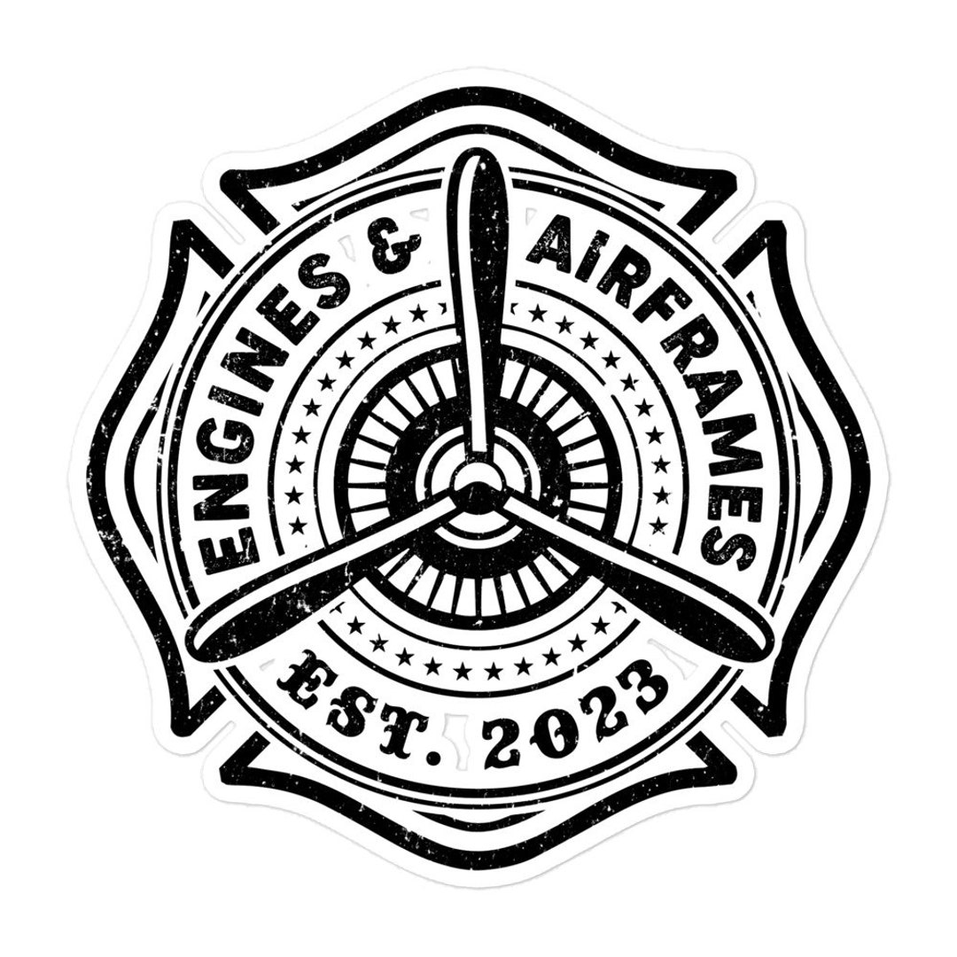 Engine & Airframes Logo Bubble-free Stickers - Etsy