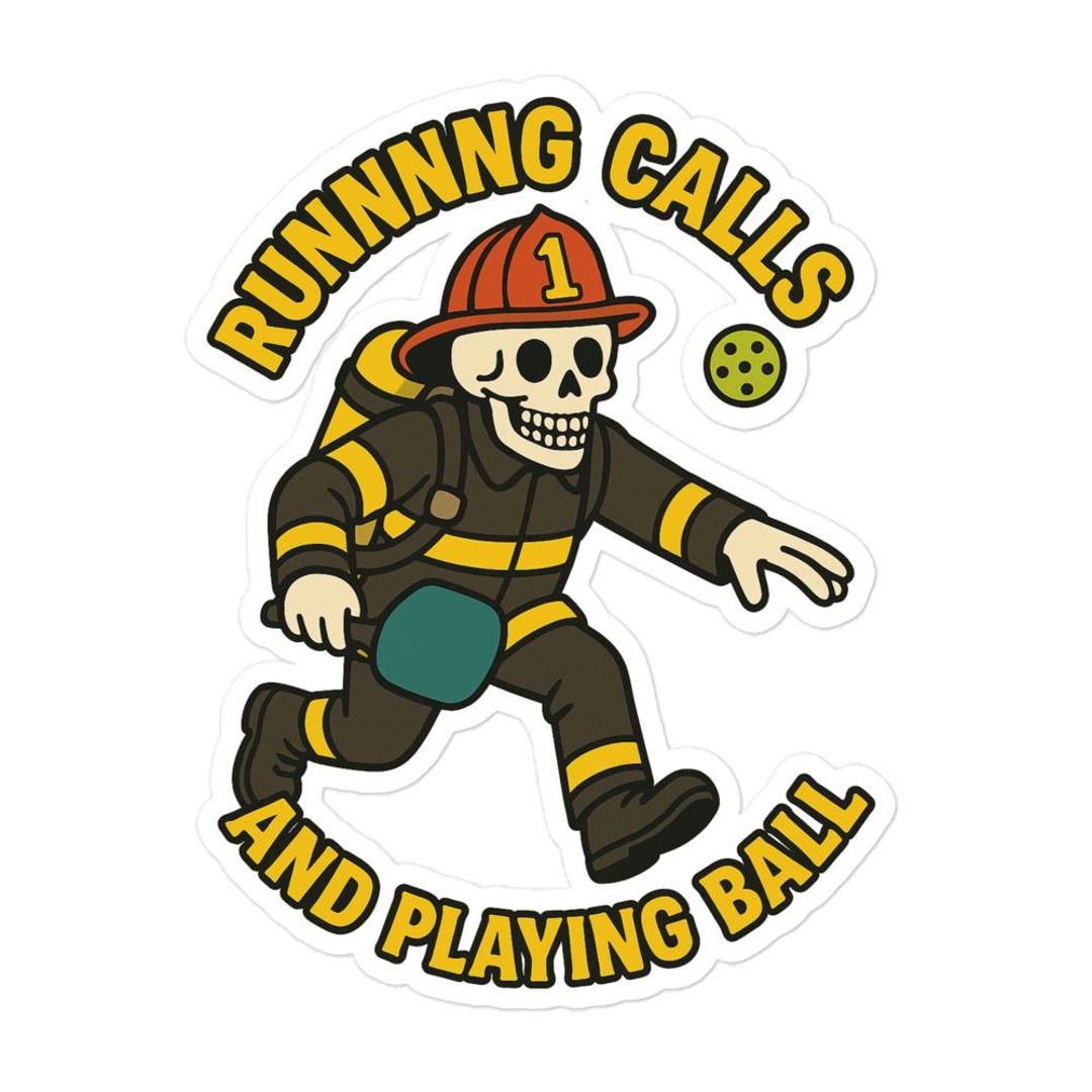 Running Calls and Playing Ball Bubble-free Stickers - Etsy